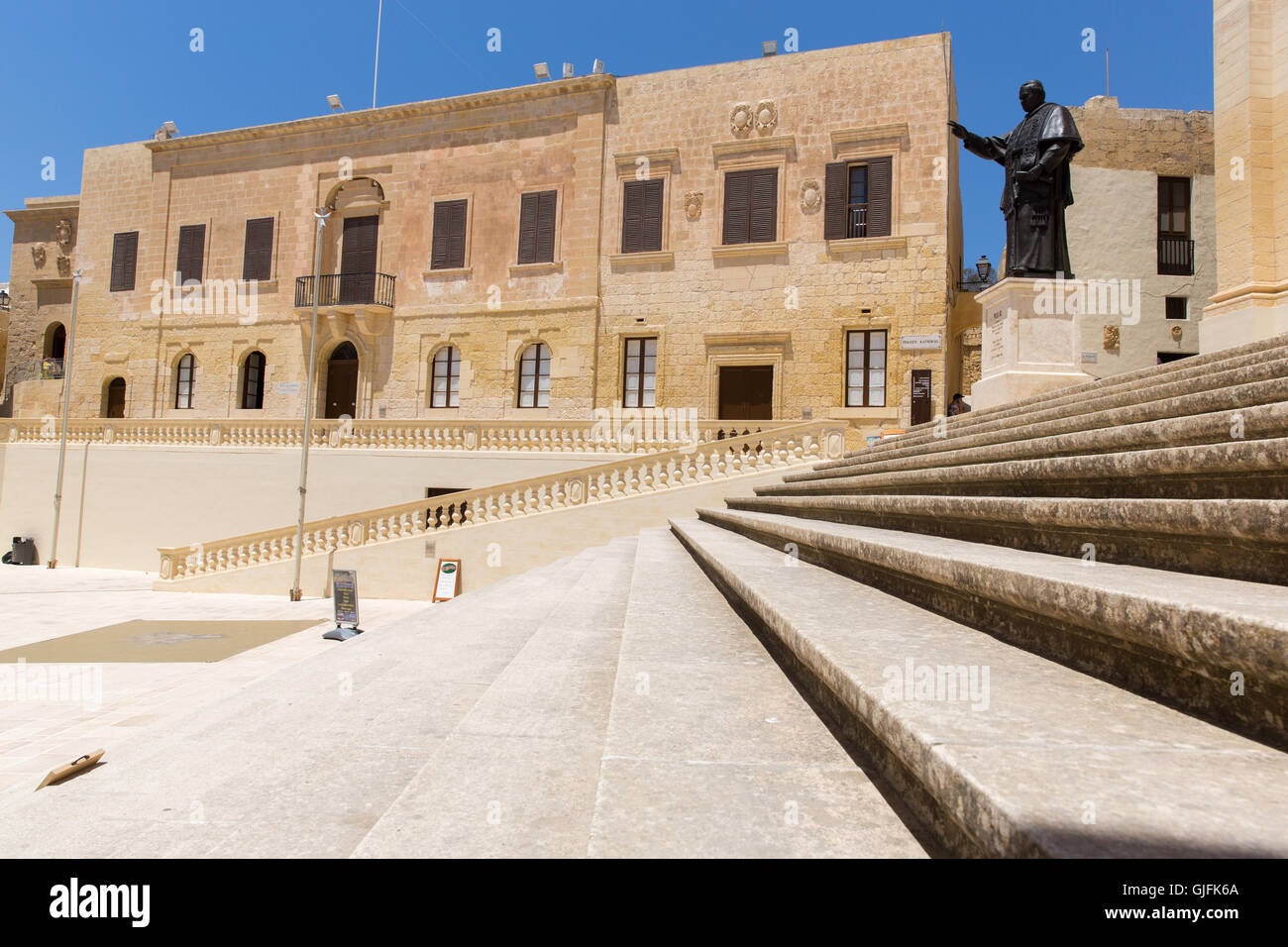 Inside the Citadel in Victoria on the Maltese Island of Gozo Stock ...