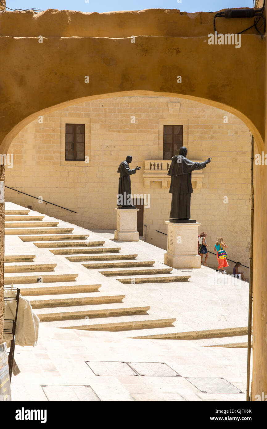 Inside the Citadel in Victoria on the Maltese Island of Gozo Stock ...
