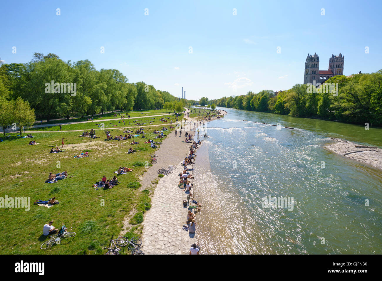 Isar river hi-res stock photography and images - Alamy