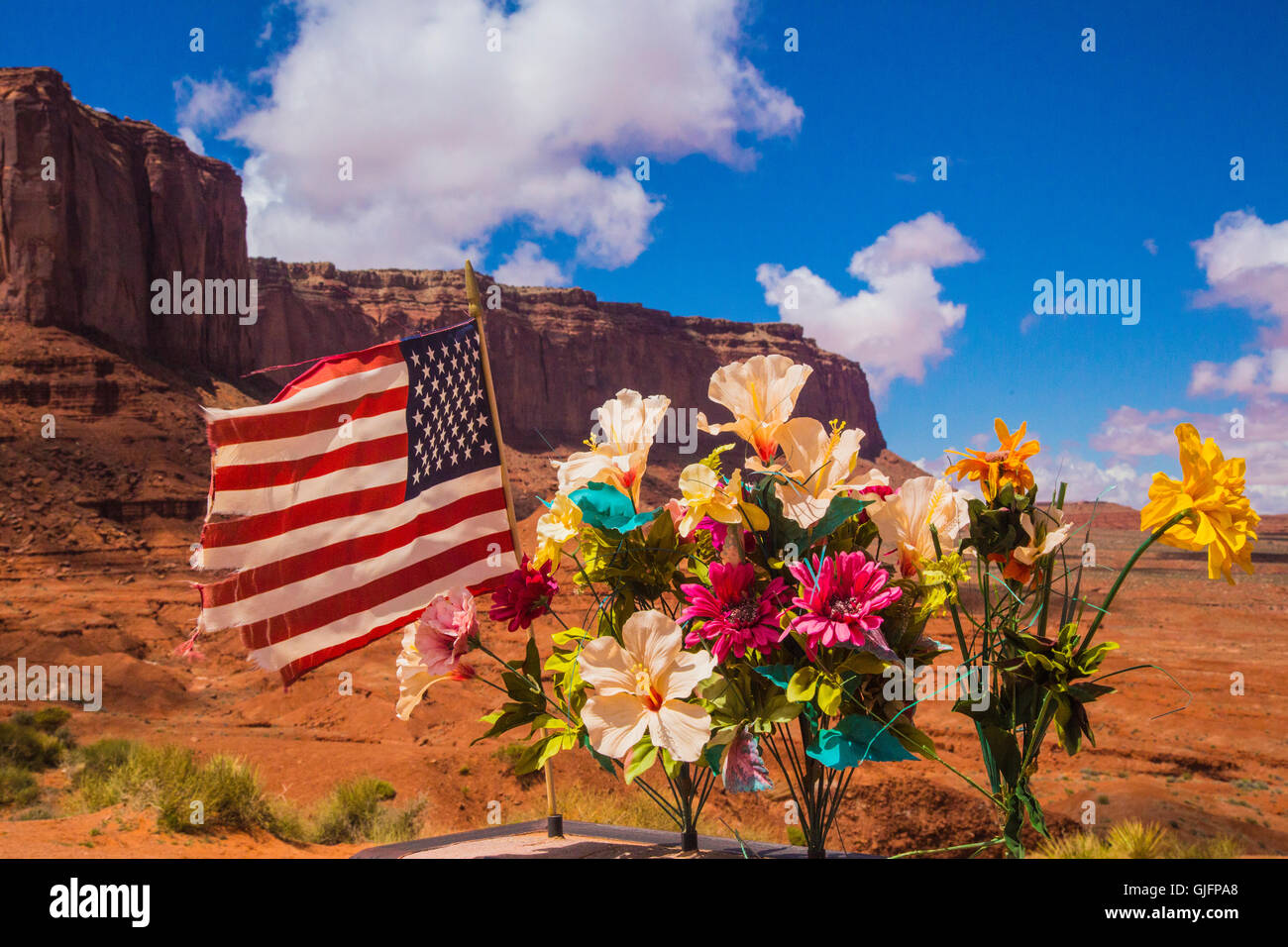 Stars stripes monument valley hi-res stock photography and images - Alamy
