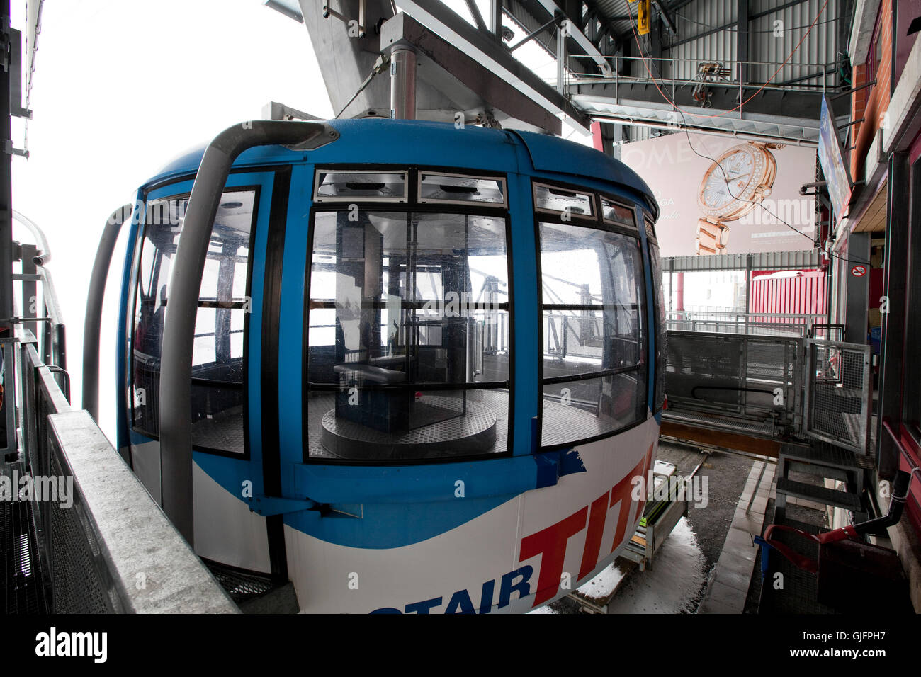 Switzerland Titlis snow mountain Stock Photo - Alamy