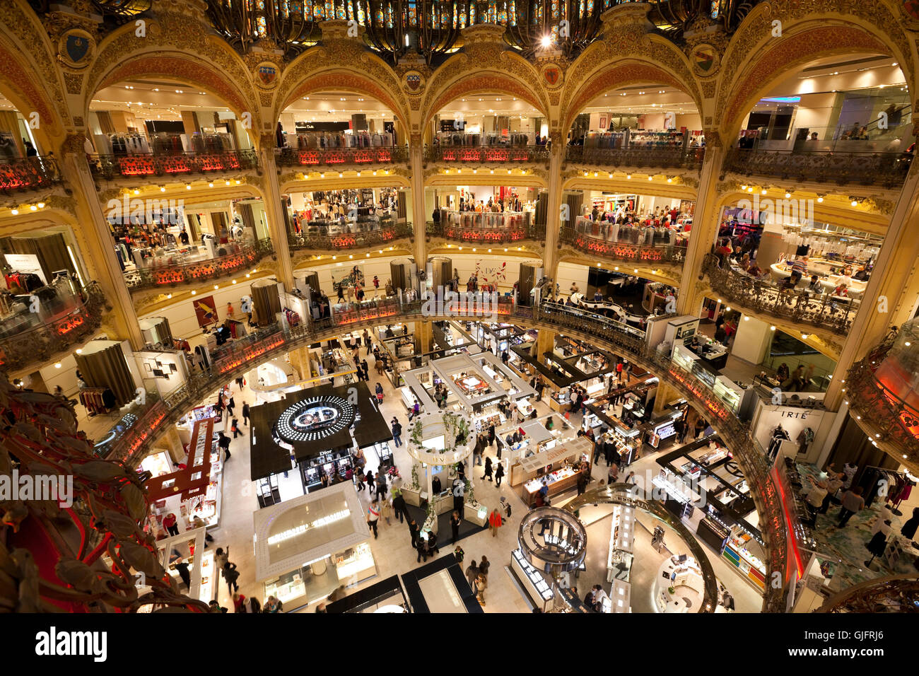 France Galeries Lafayette Stock Photo - Alamy