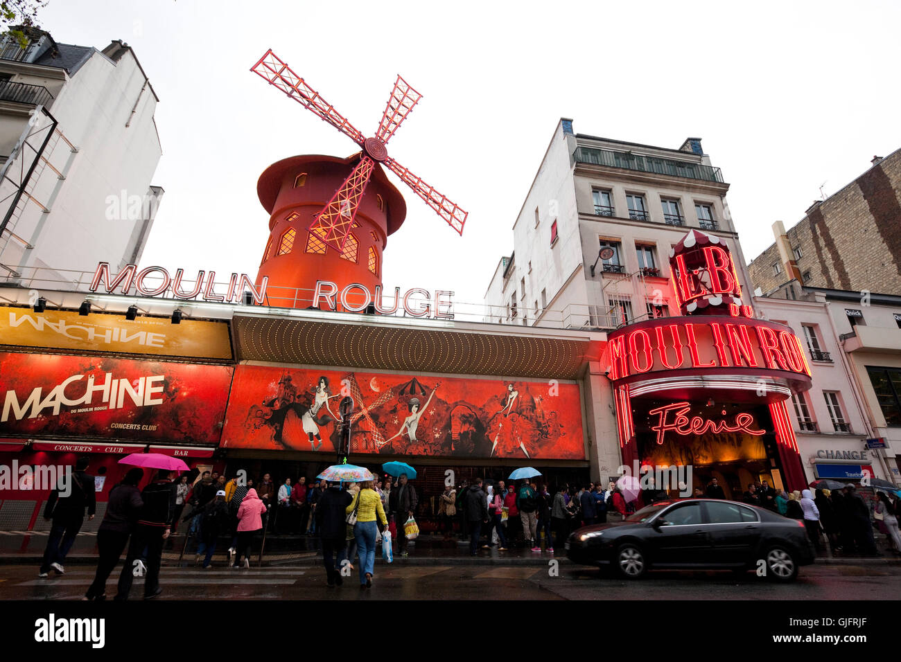 Paris Moulin Rouge Stock Photo - Alamy