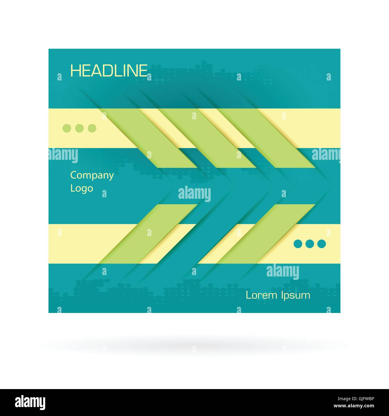 Flyer vector design hi-res stock photography and images - Alamy