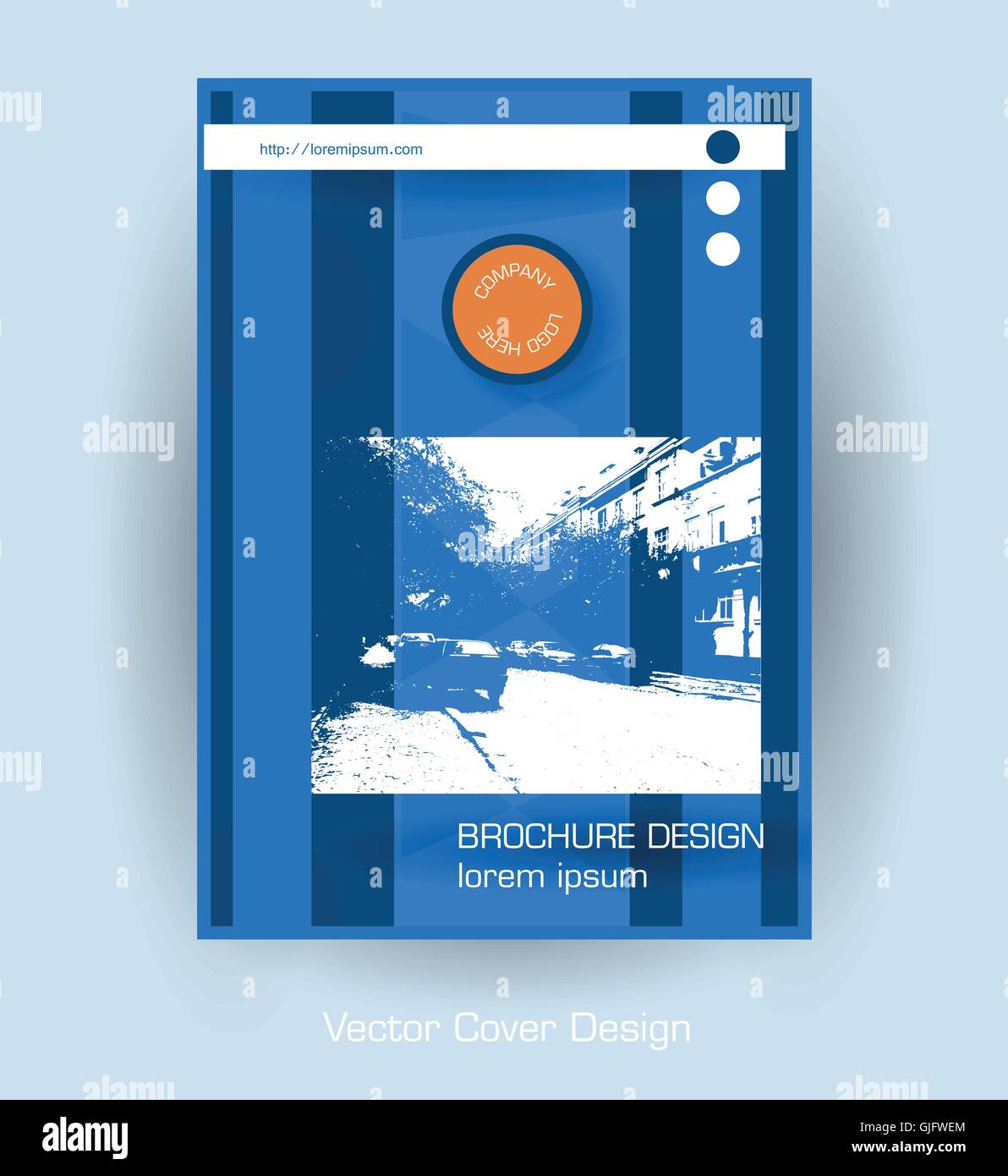 Vector brochure template hi-res stock photography and images - Alamy