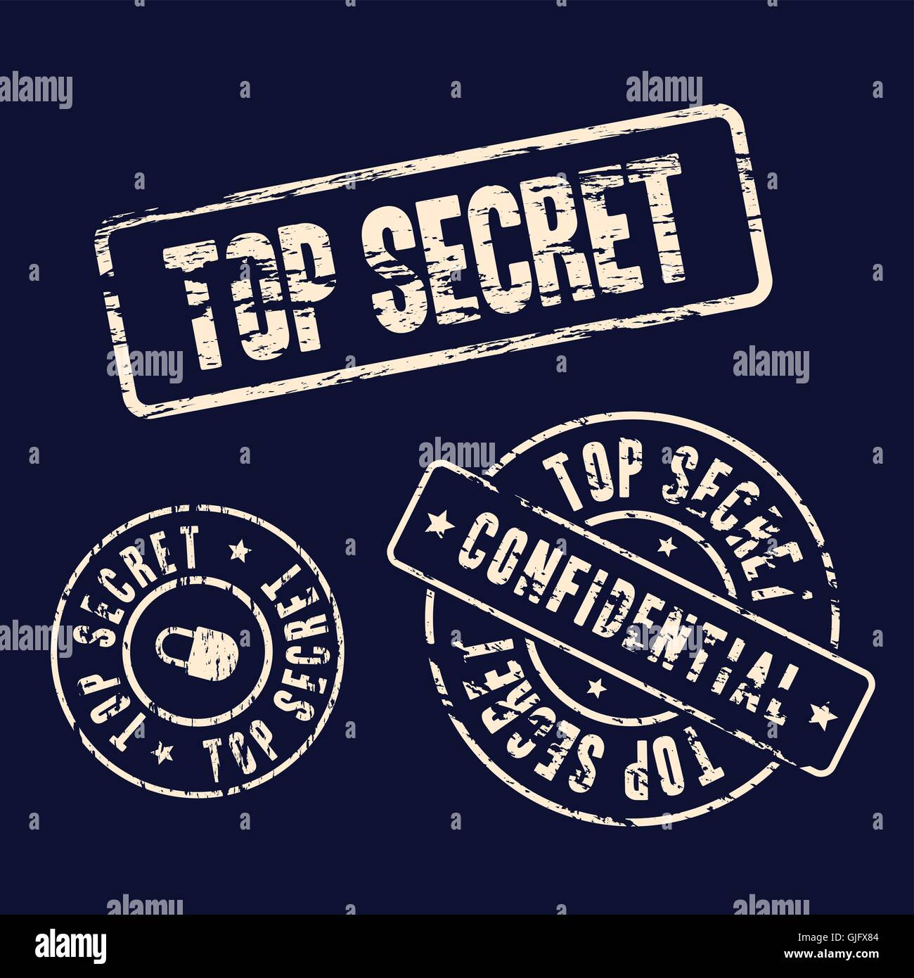 Top Secret Rubber Stamp Ink Imprint Icon Stock How To Create A Rubber