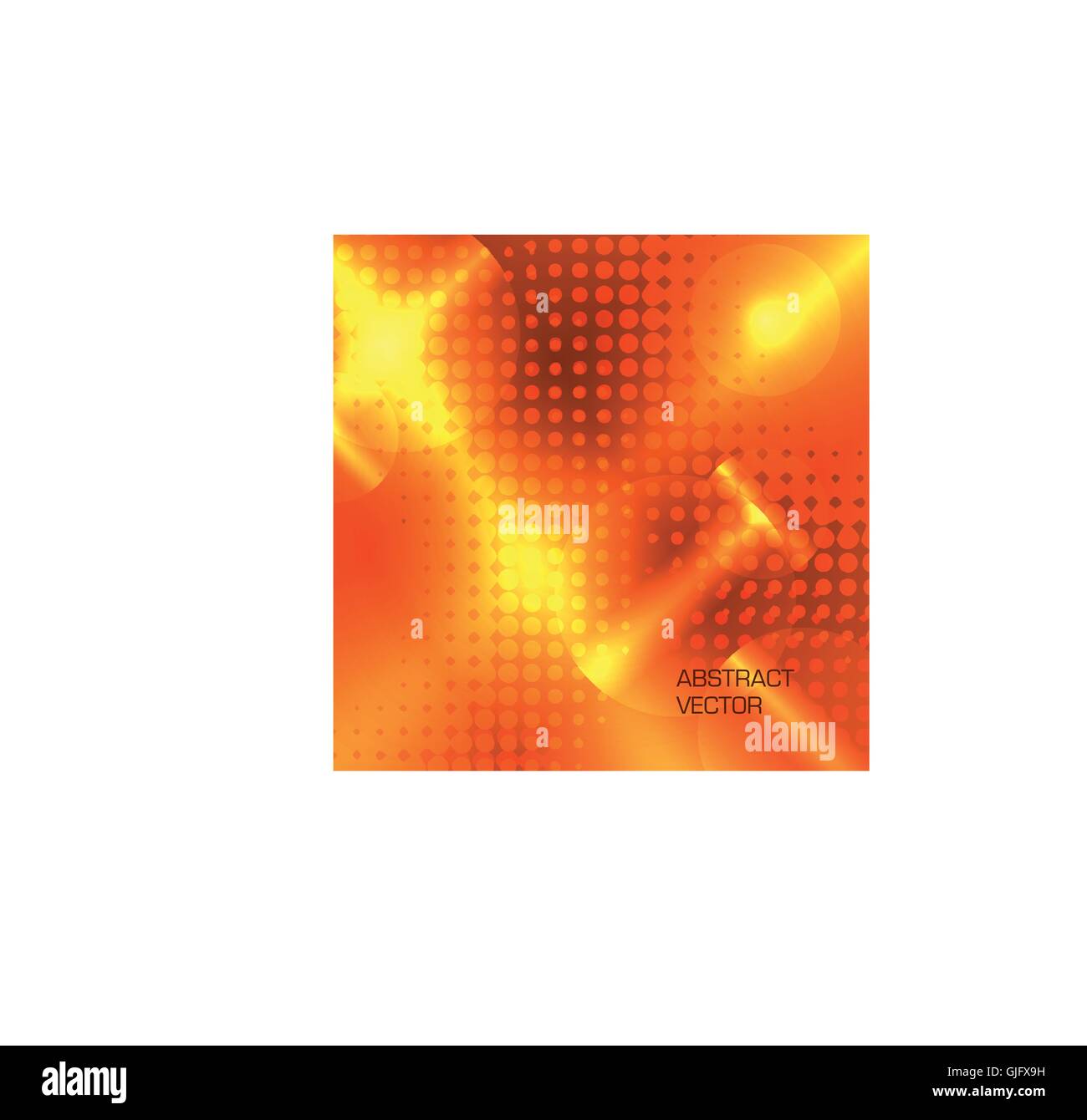 yellow futuristic halftone vector background Stock Vector Image & Art ...