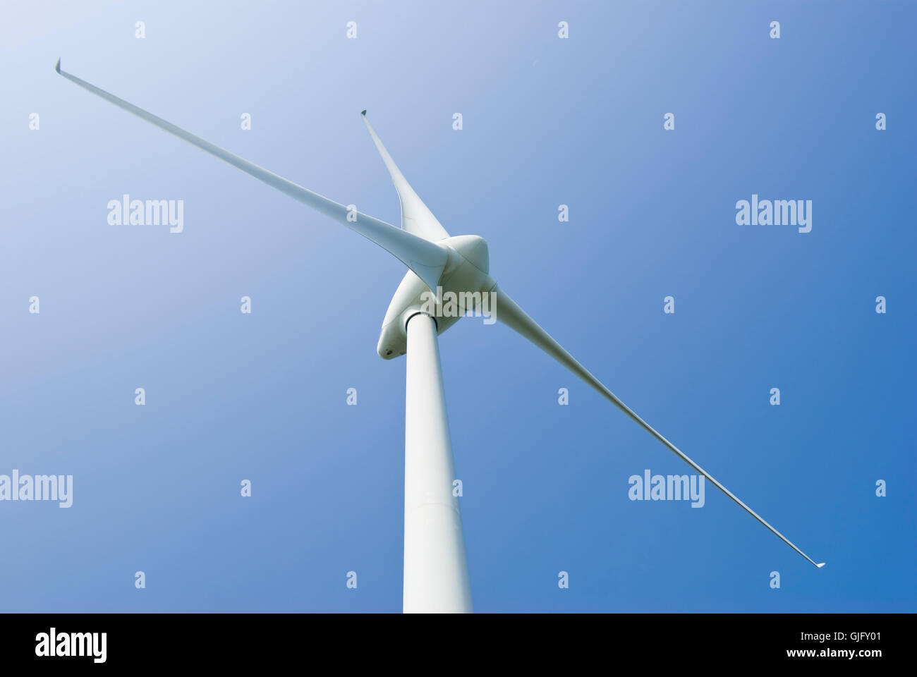 Wind power generation machine Stock Photo - Alamy