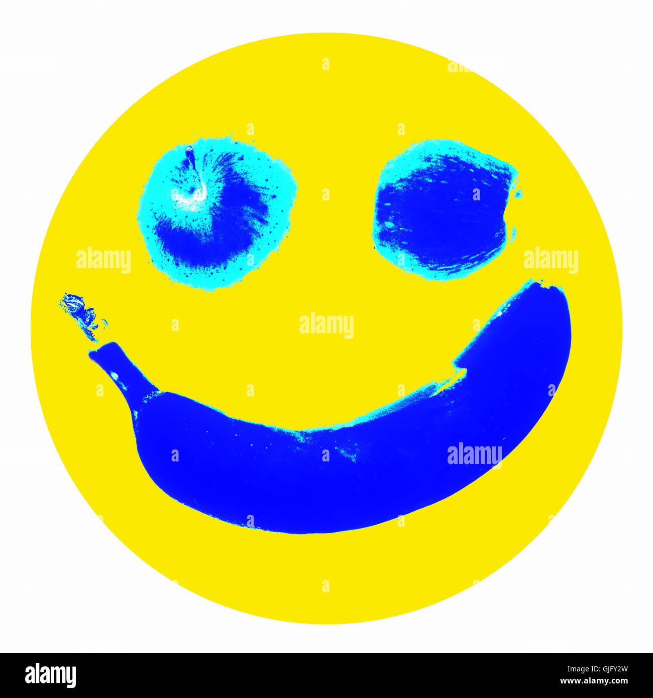 Abstract smiley face art hi-res stock photography and images - Alamy