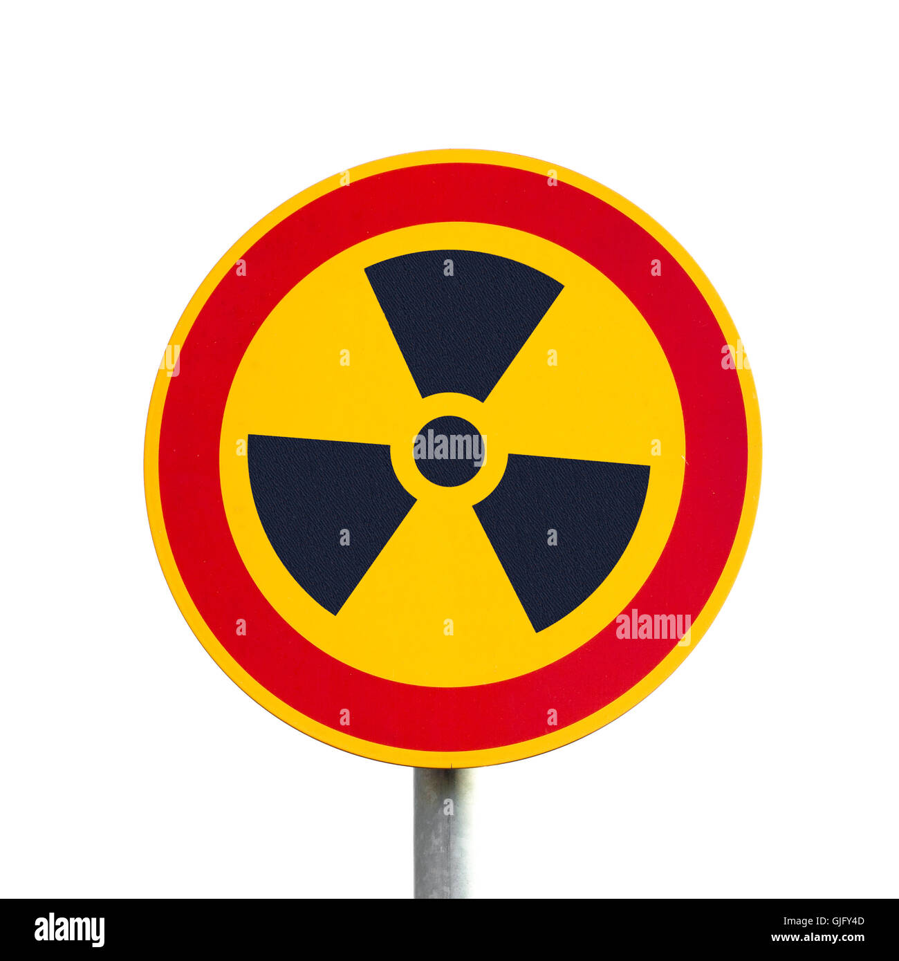 Radioactive Sign, isolated Stock Photo - Alamy