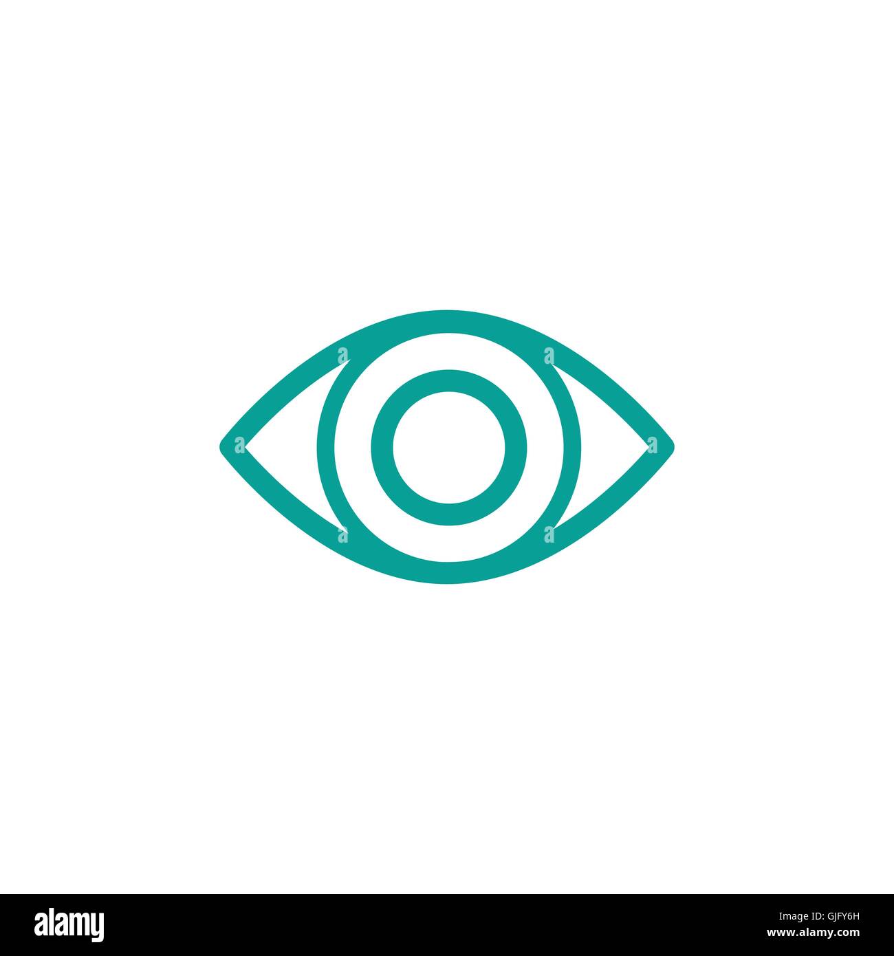 Eye thin line icon Cut Out Stock Images & Pictures - Alamy