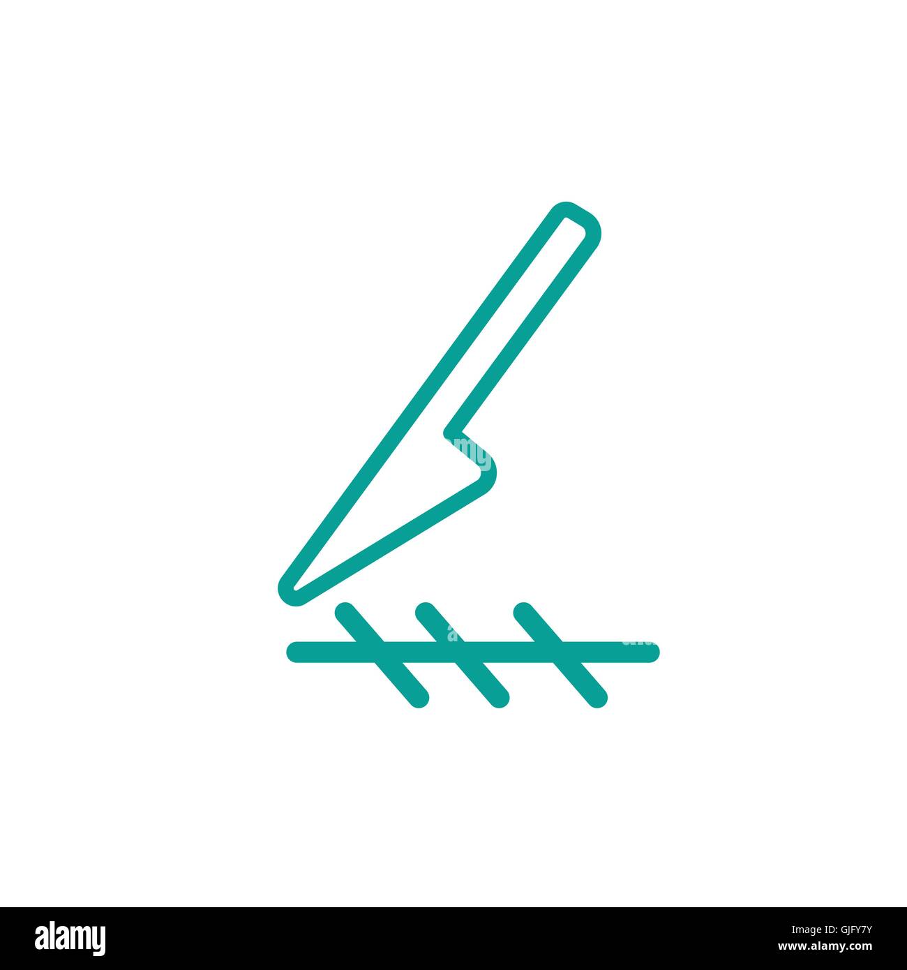 Cut here line Stock Vector Images - Alamy
