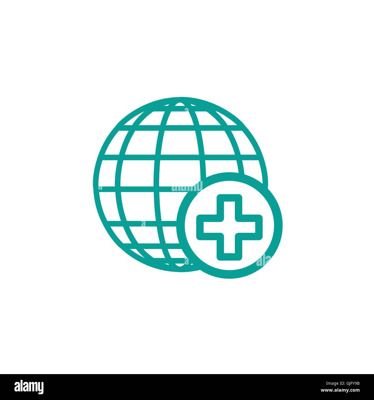 Medical thin line icon isolated on beige background Stock Vector Image ...