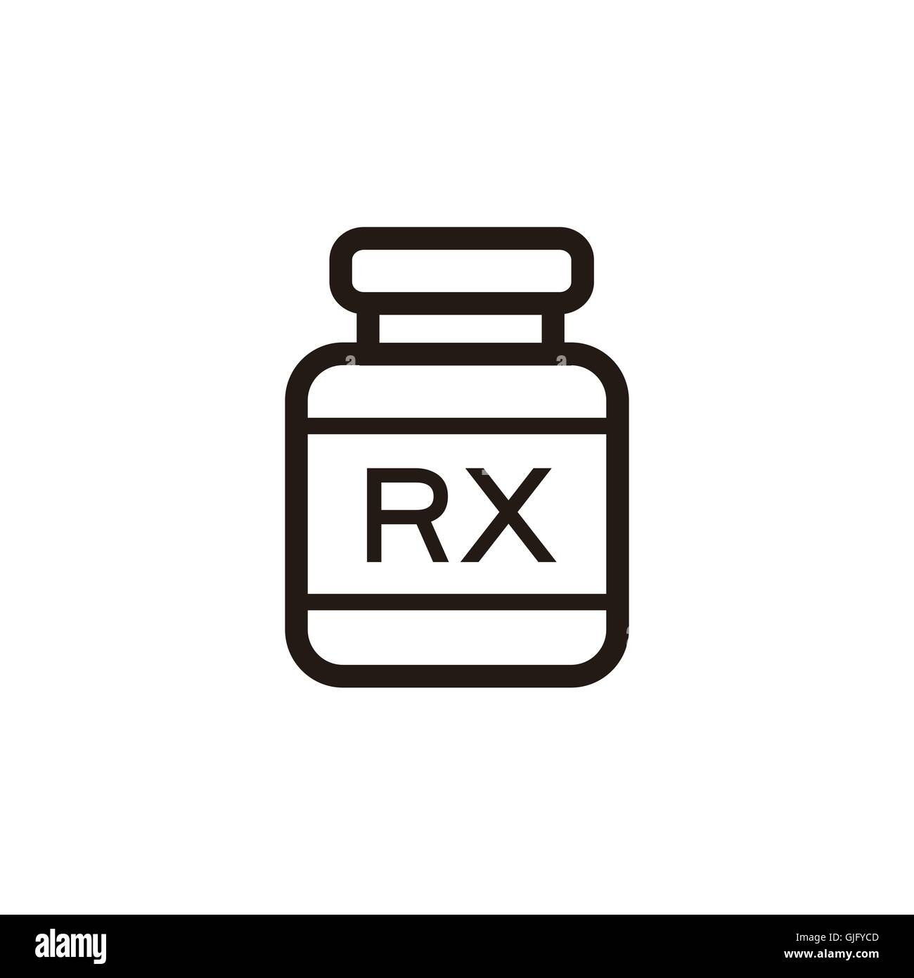 Bottle storage icon outline hi-res stock photography and images - Alamy