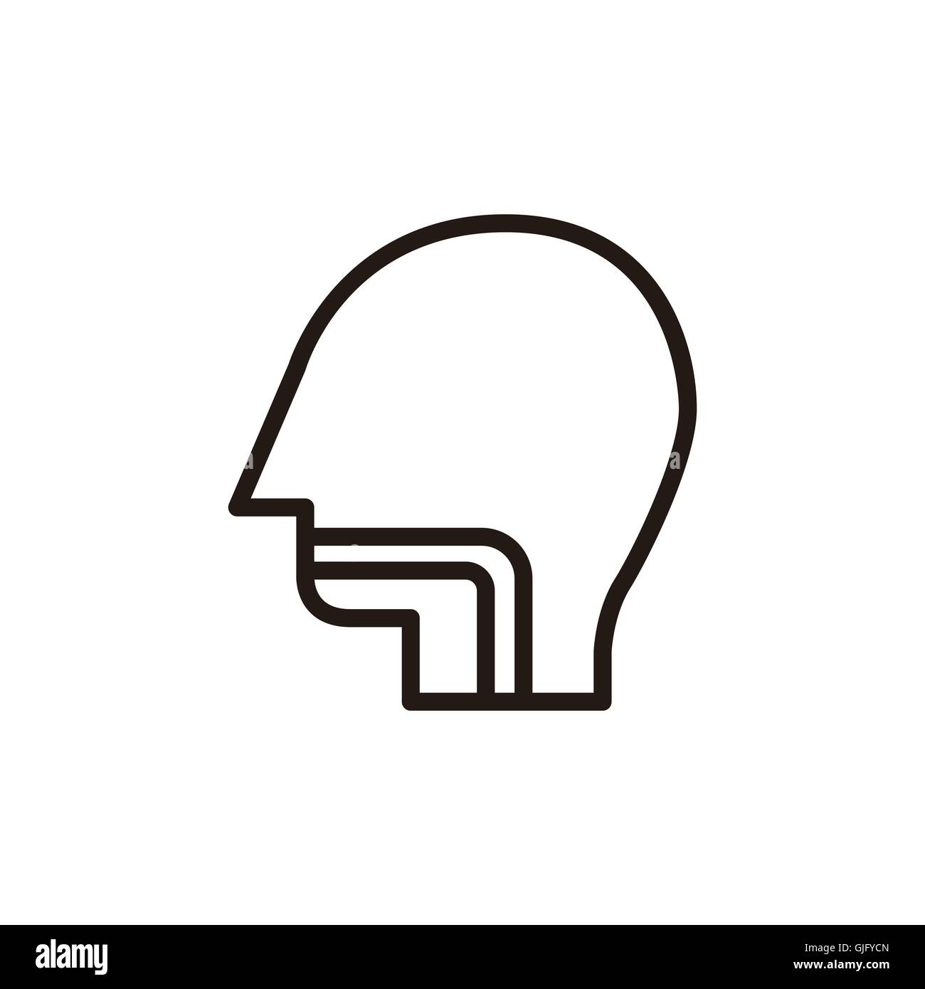 Ear throat illustration Stock Vector Images - Alamy