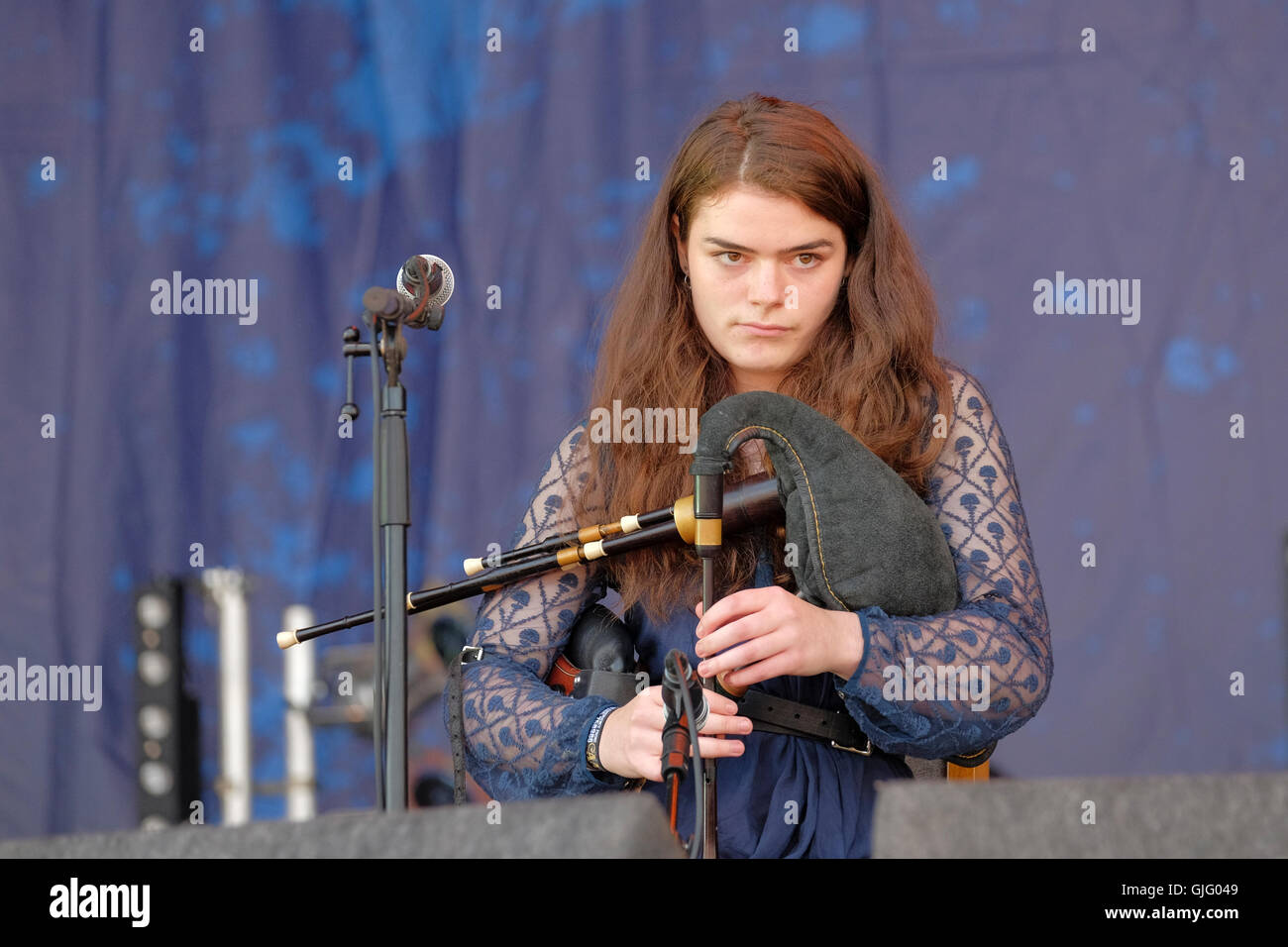 Brighde Chaimbeul winner of the 2016 BBC Young Folk Award performing at ...