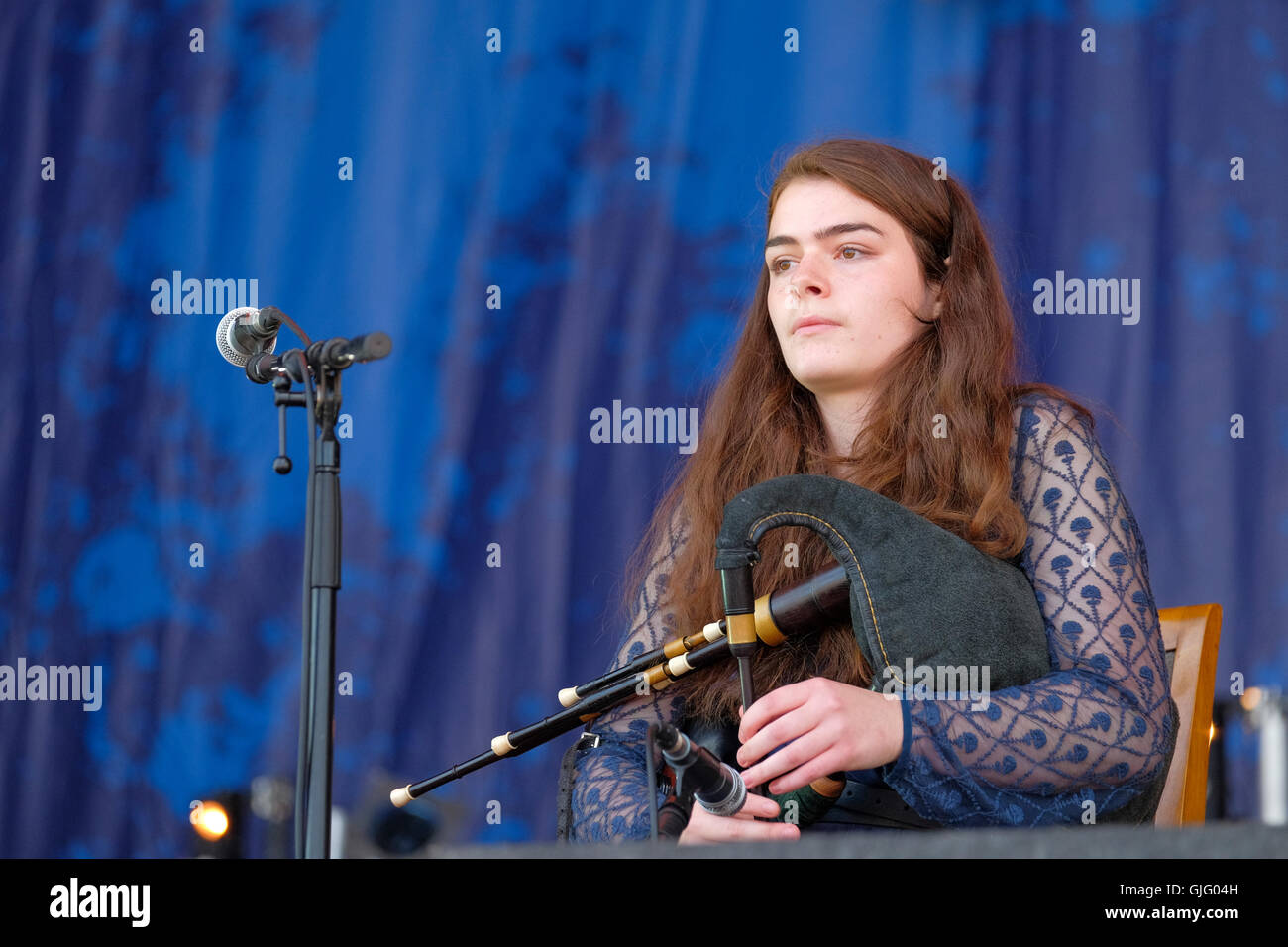 Brighde Chaimbeul winner of the 2016 BBC Young Folk Award performing at ...