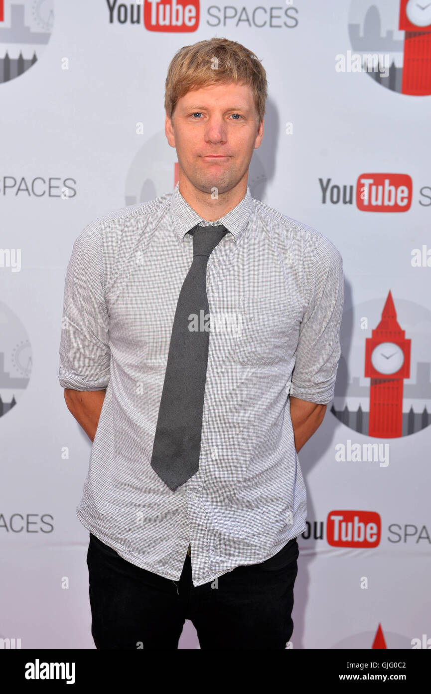 EDITORIAL USE ONLY YouTube creator Colin Furze attends the red carpet ...