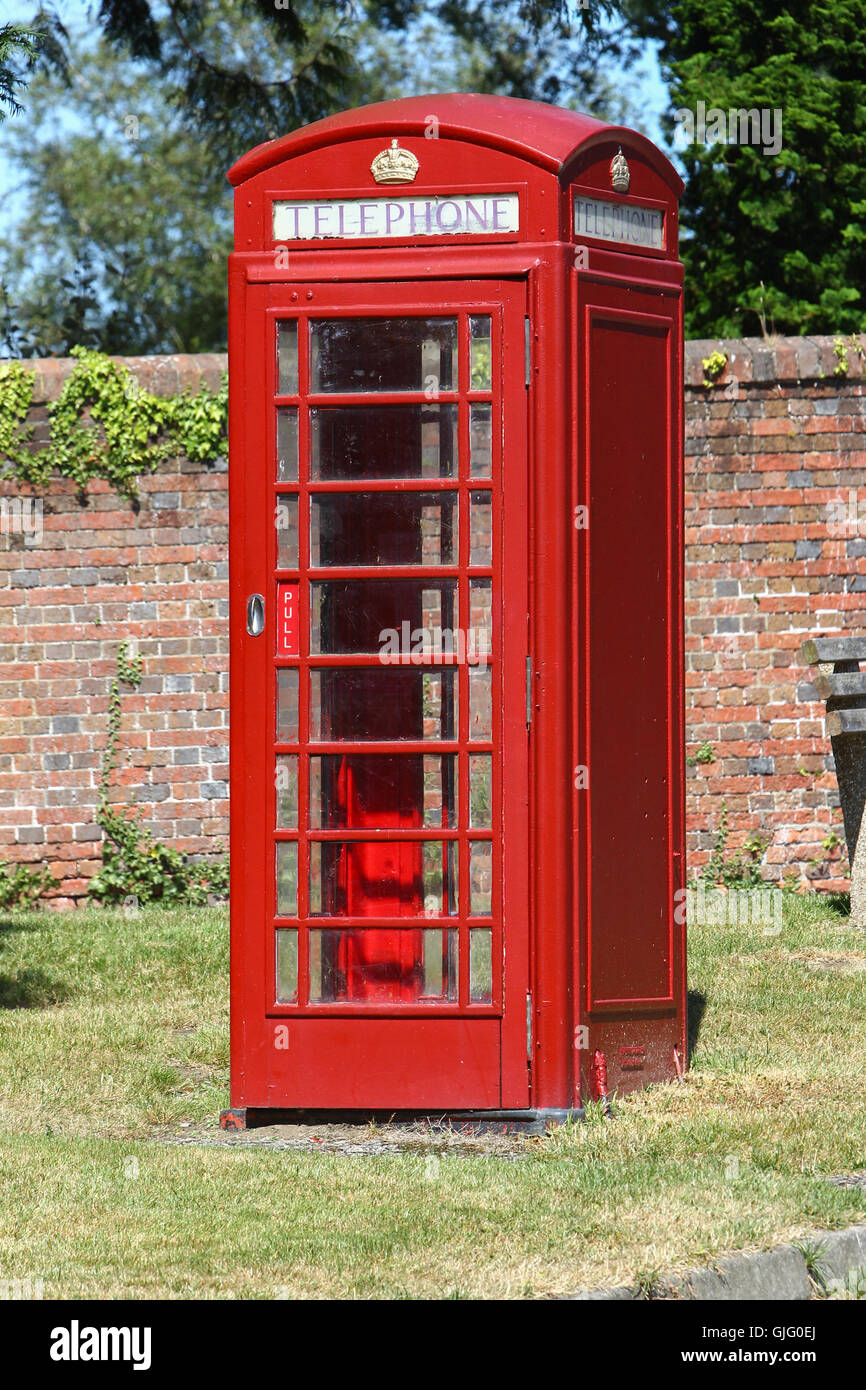 Interior of vintage telephone box hi-res stock photography and images ...