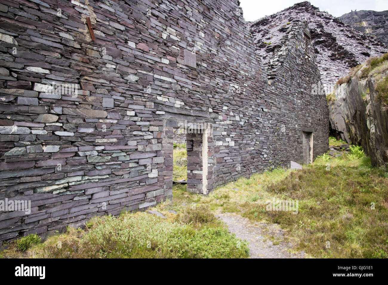 Dinorwig Slate Quarry, Snowdonia, Wales Stock Photo - Alamy