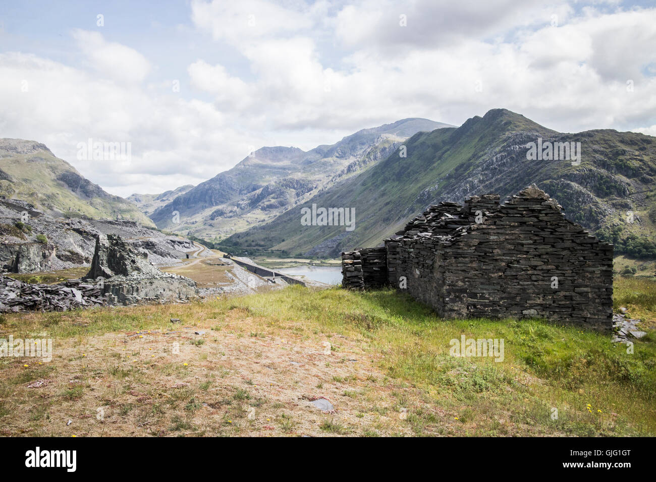 Dinorwig Slate Quarry, Snowdonia, Wales Stock Photo - Alamy
