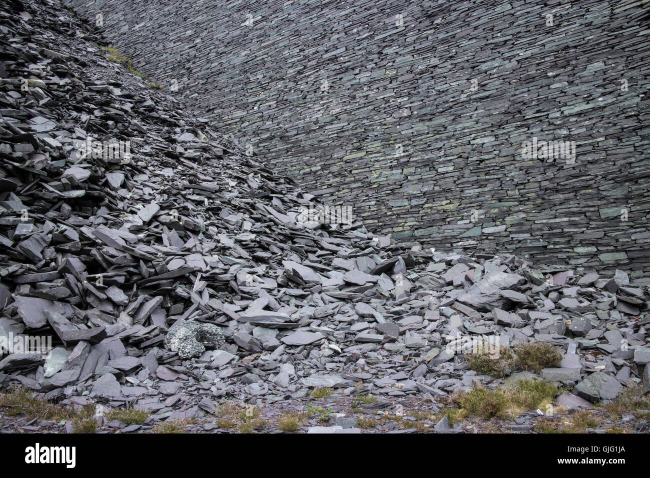 Dinorwig Slate Quarry, Snowdonia, Wales Stock Photo - Alamy