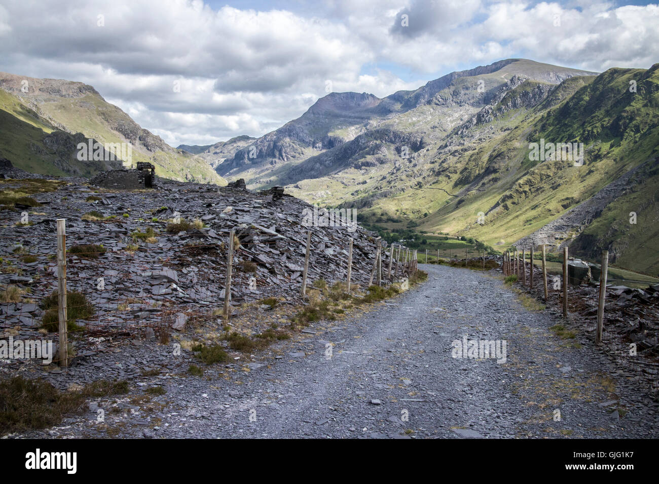 Dinorwig Slate Quarry, Snowdonia, Wales Stock Photo - Alamy