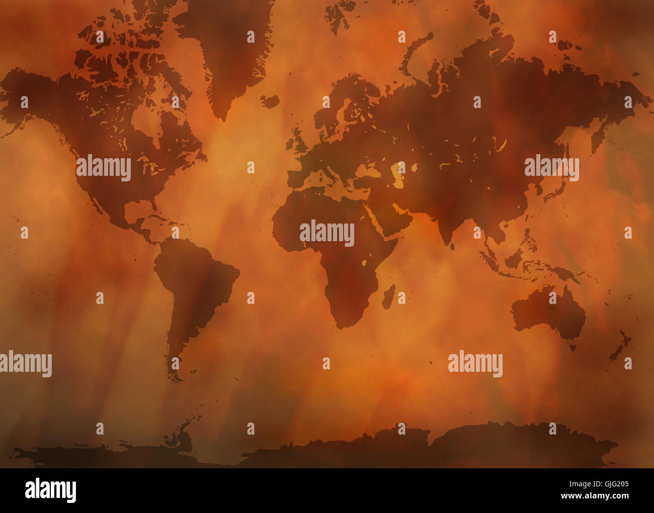 Antique world map hi-res stock photography and images - Alamy