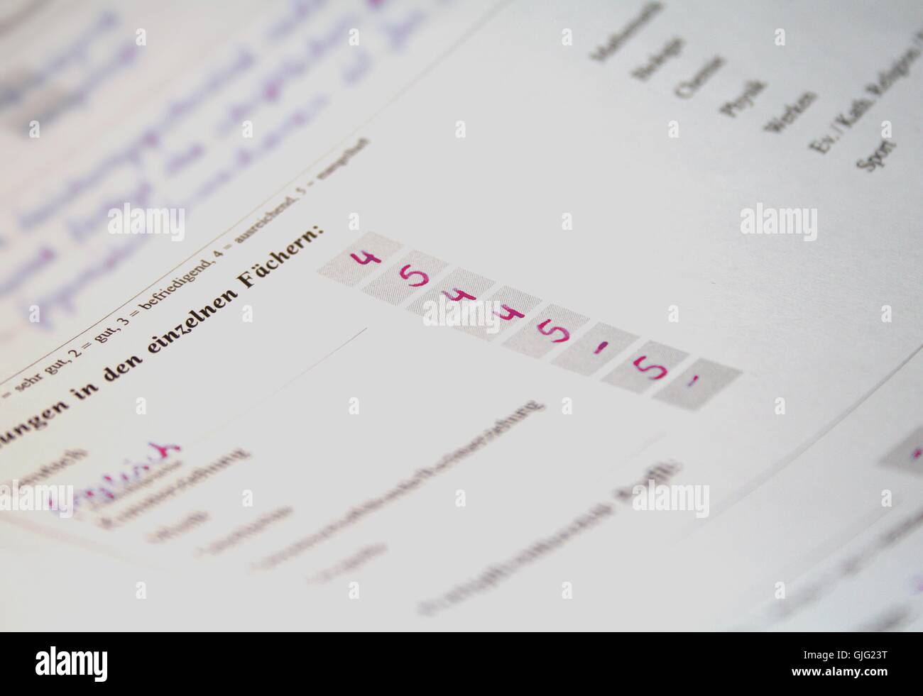 learn notes idleness Stock Photo - Alamy