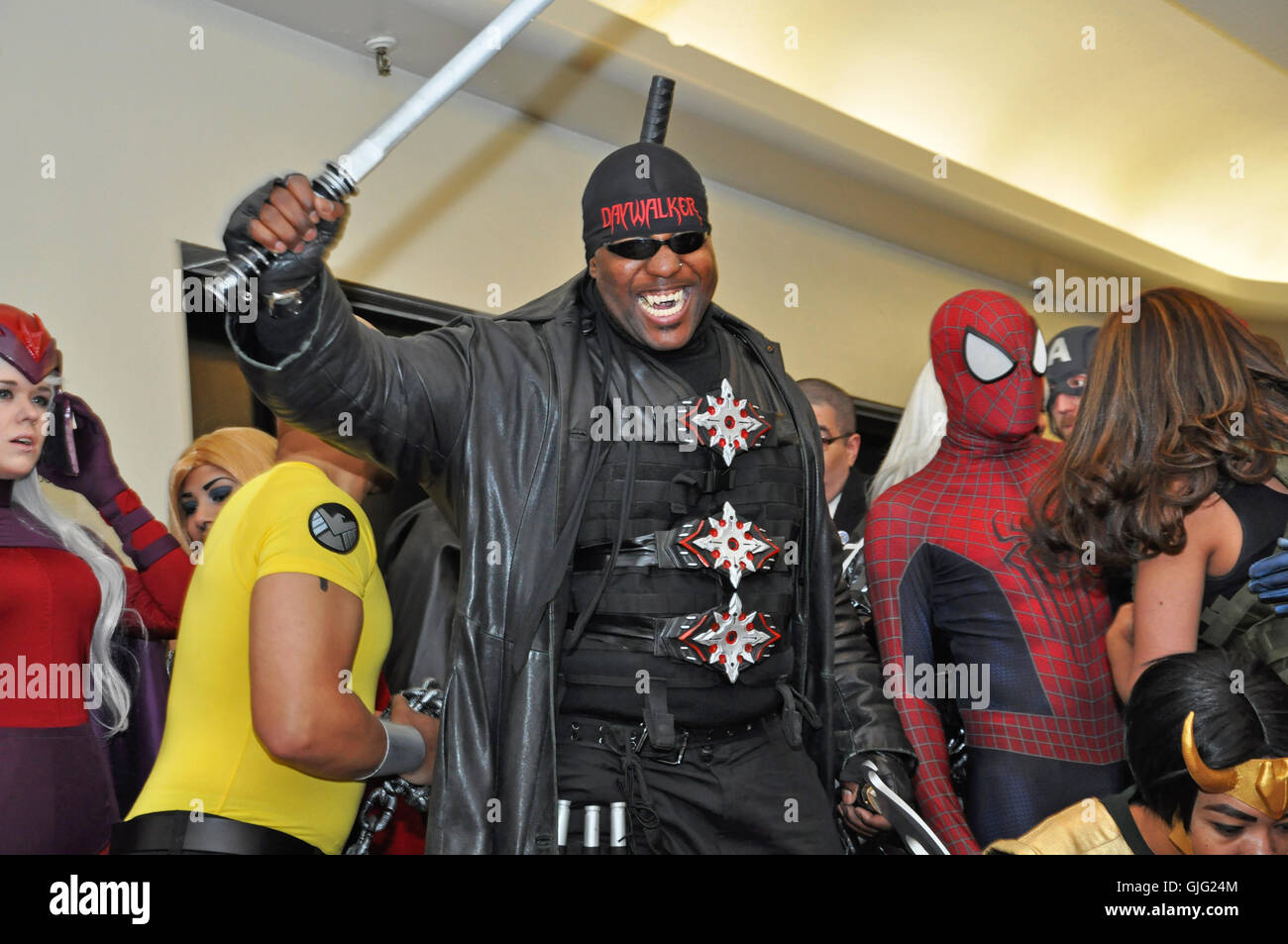 New York. April 3, 2016. The guy from Blade looks ready for a fight at ...
