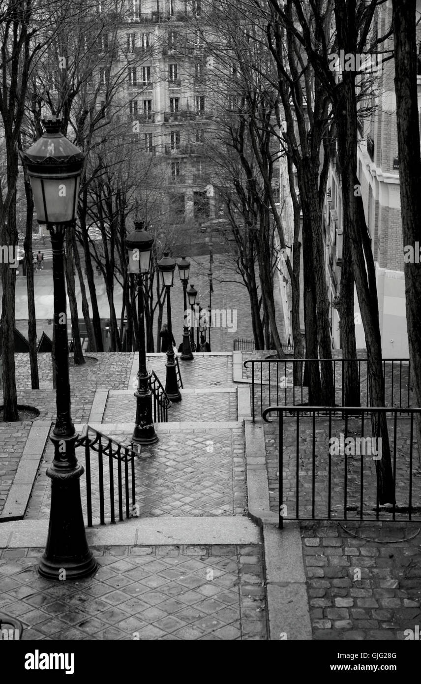 stairs of paris Stock Photo - Alamy