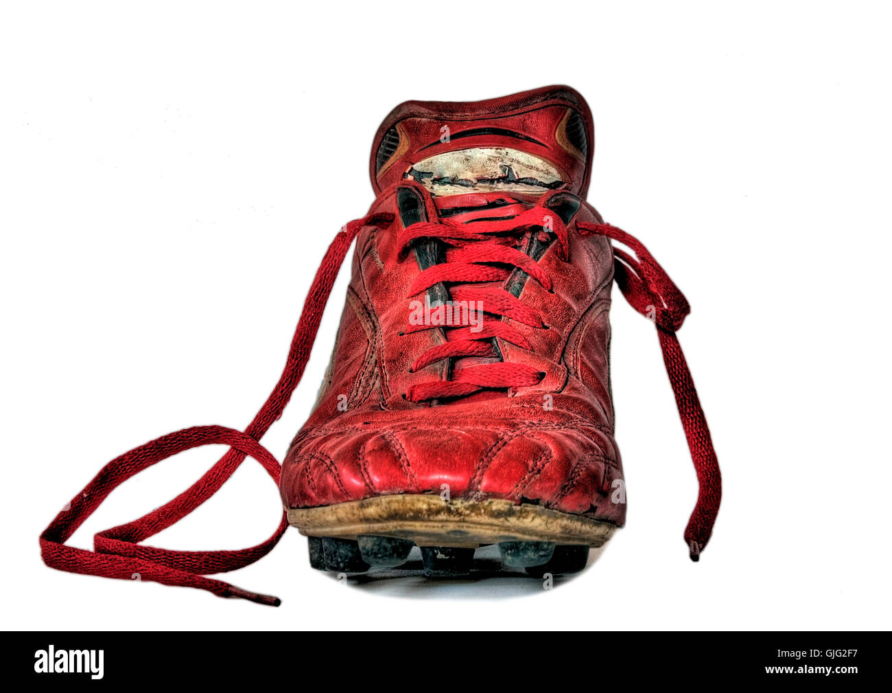 Worn soccer shoes hi-res stock photography and images - Alamy