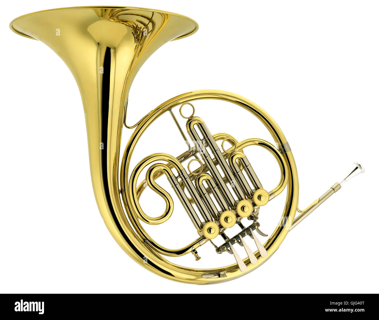 Silver horn hi-res stock photography and images - Alamy