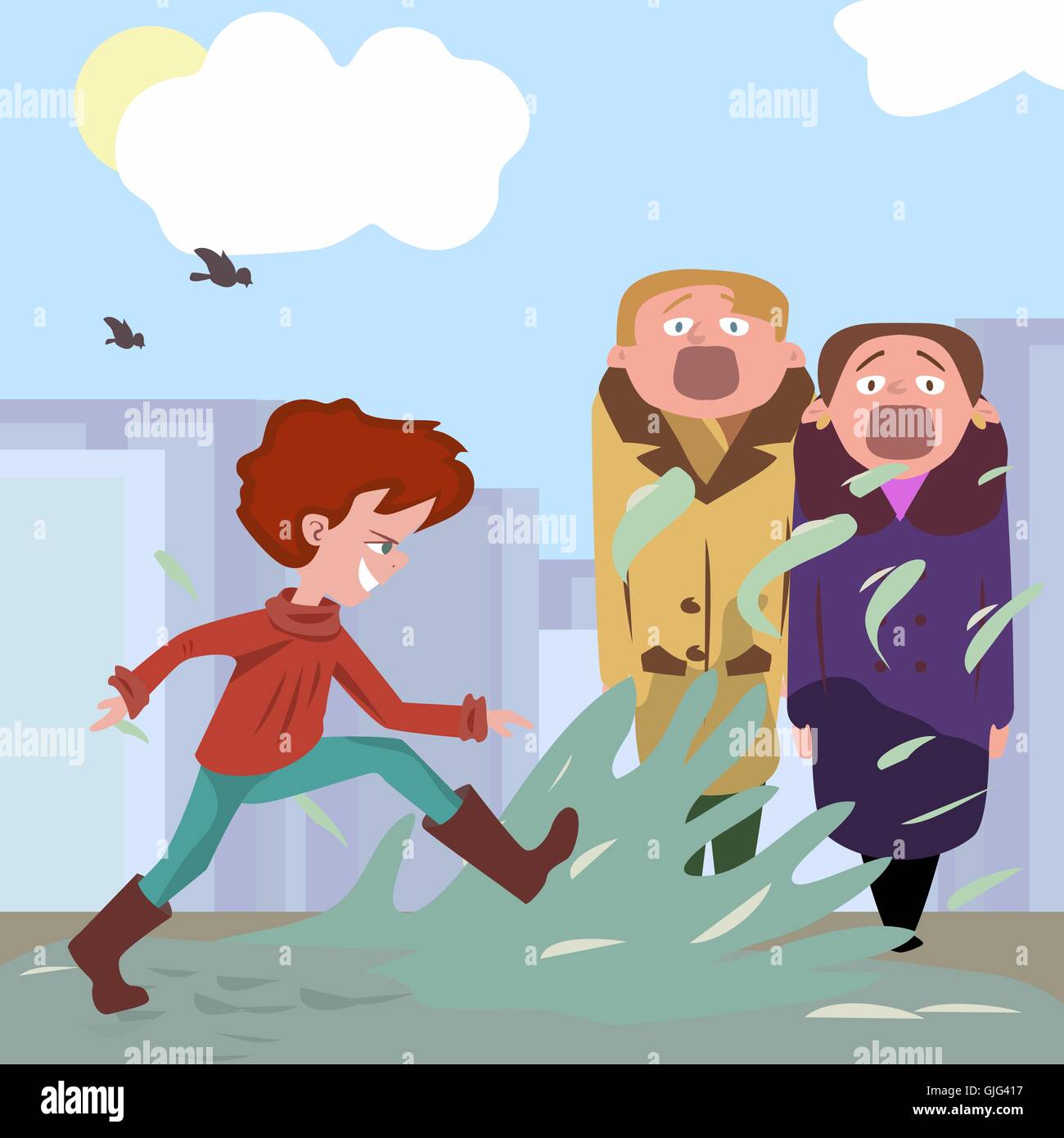 Badly behaved child hi-res stock photography and images - Alamy