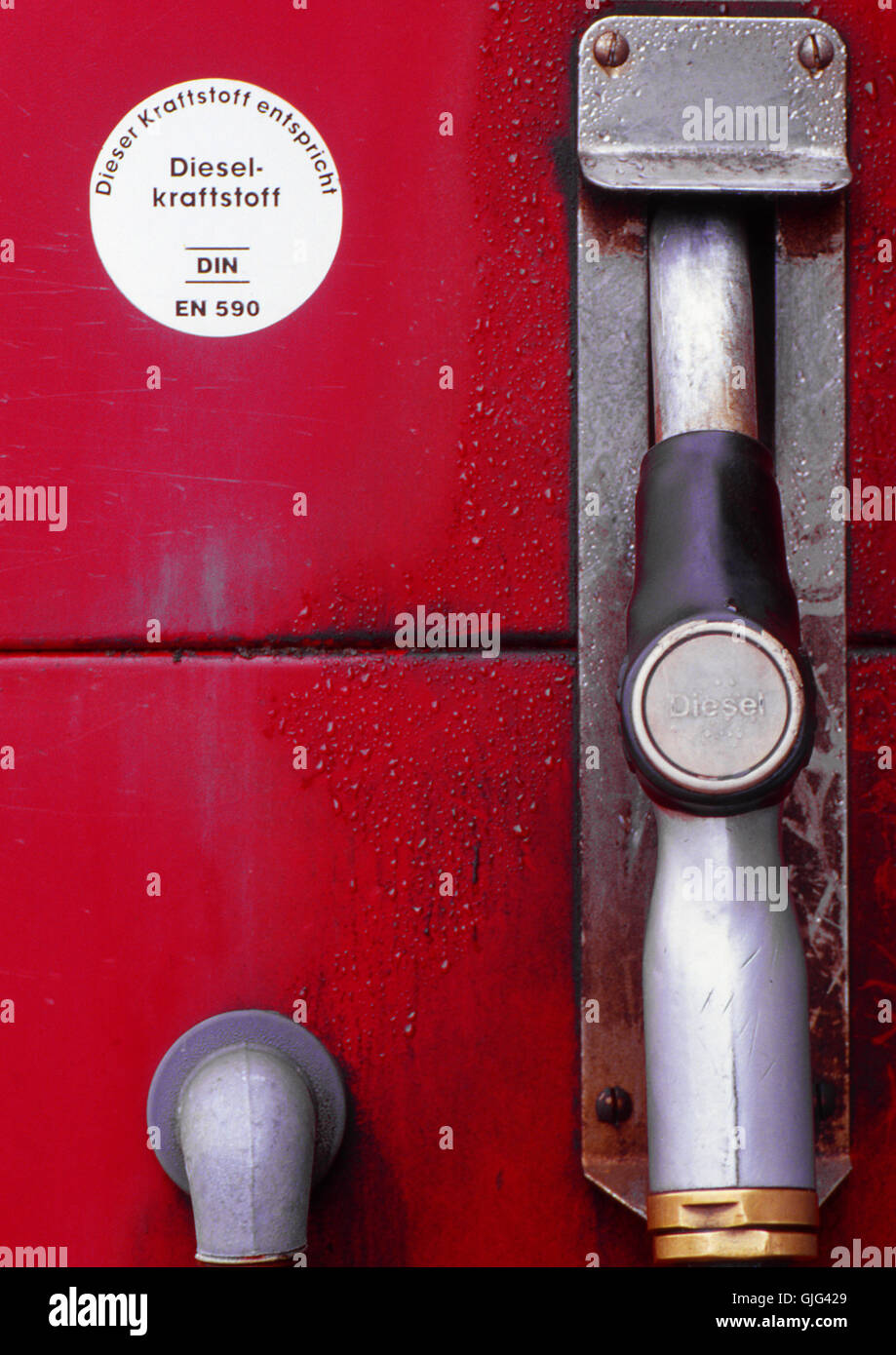 diesel to fuel fuel Stock Photo - Alamy