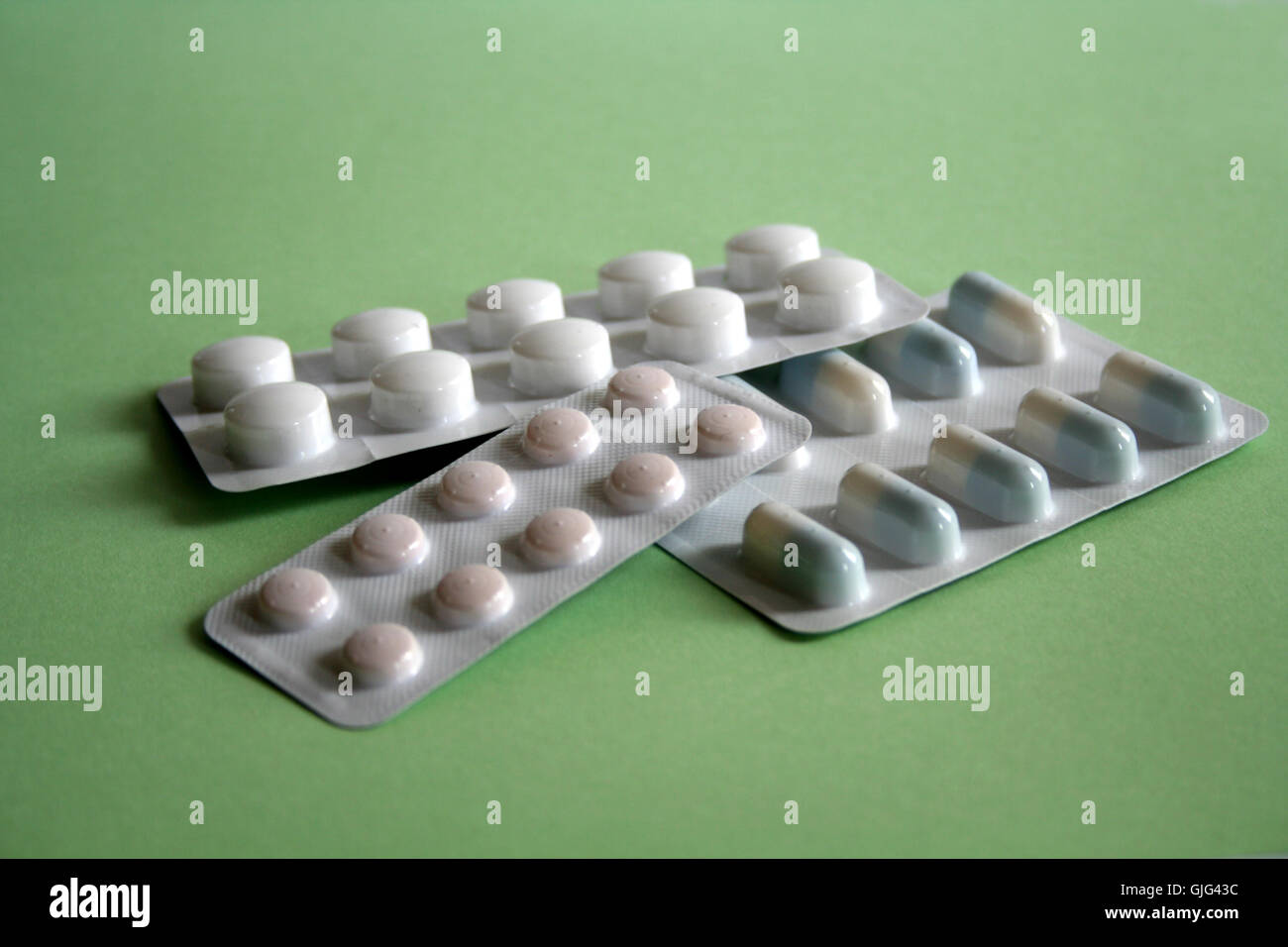 pills drugs means Stock Photo - Alamy