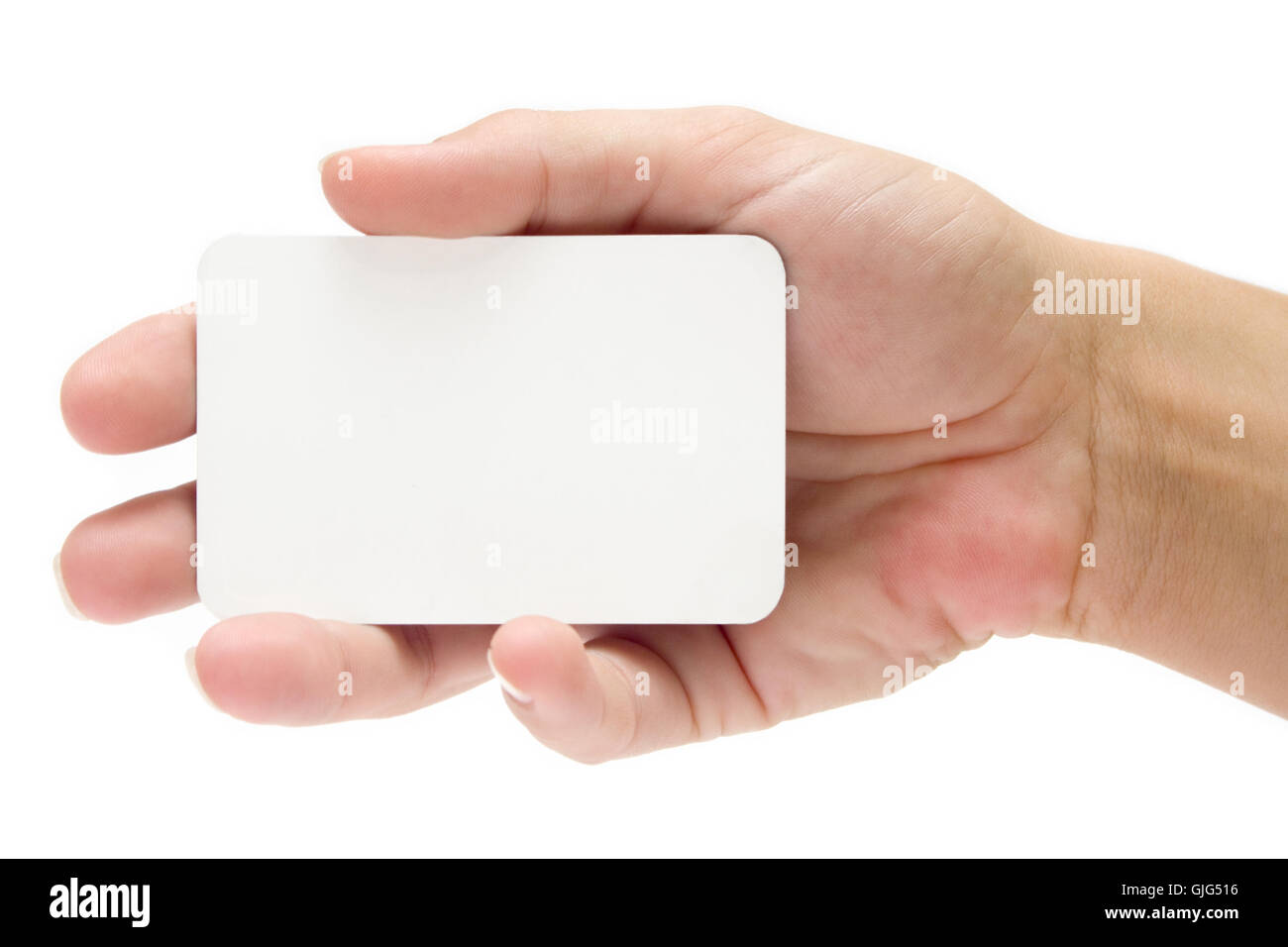 handing a business card Stock Photo - Alamy