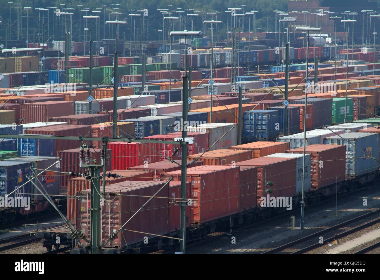 Iso container train hi-res stock photography and images - Alamy