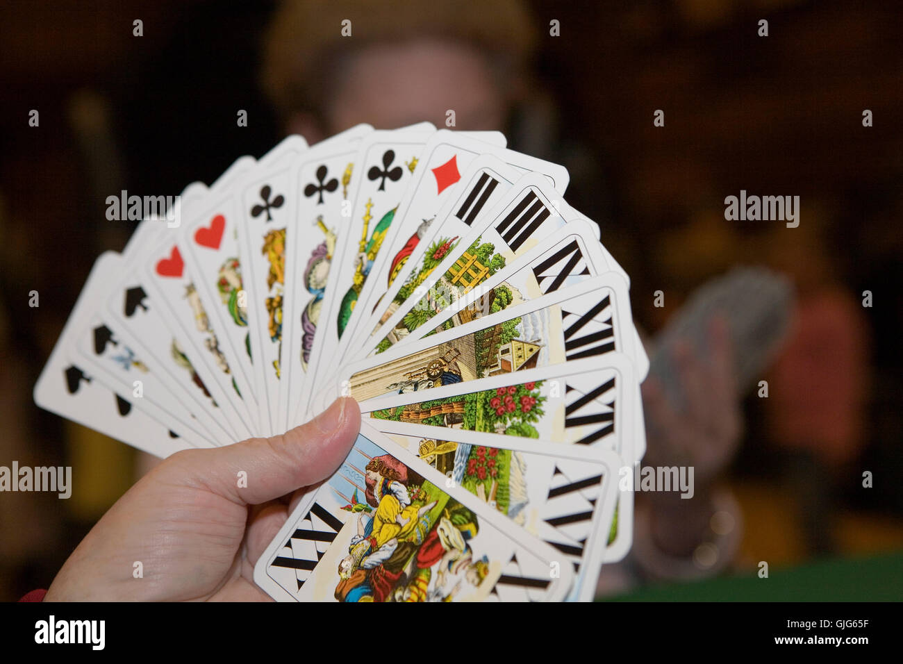 Victory success tarot cards hi-res stock photography and images - Alamy
