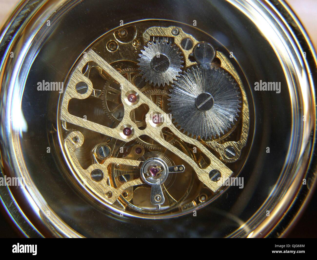 clock time clockwork Stock Photo - Alamy