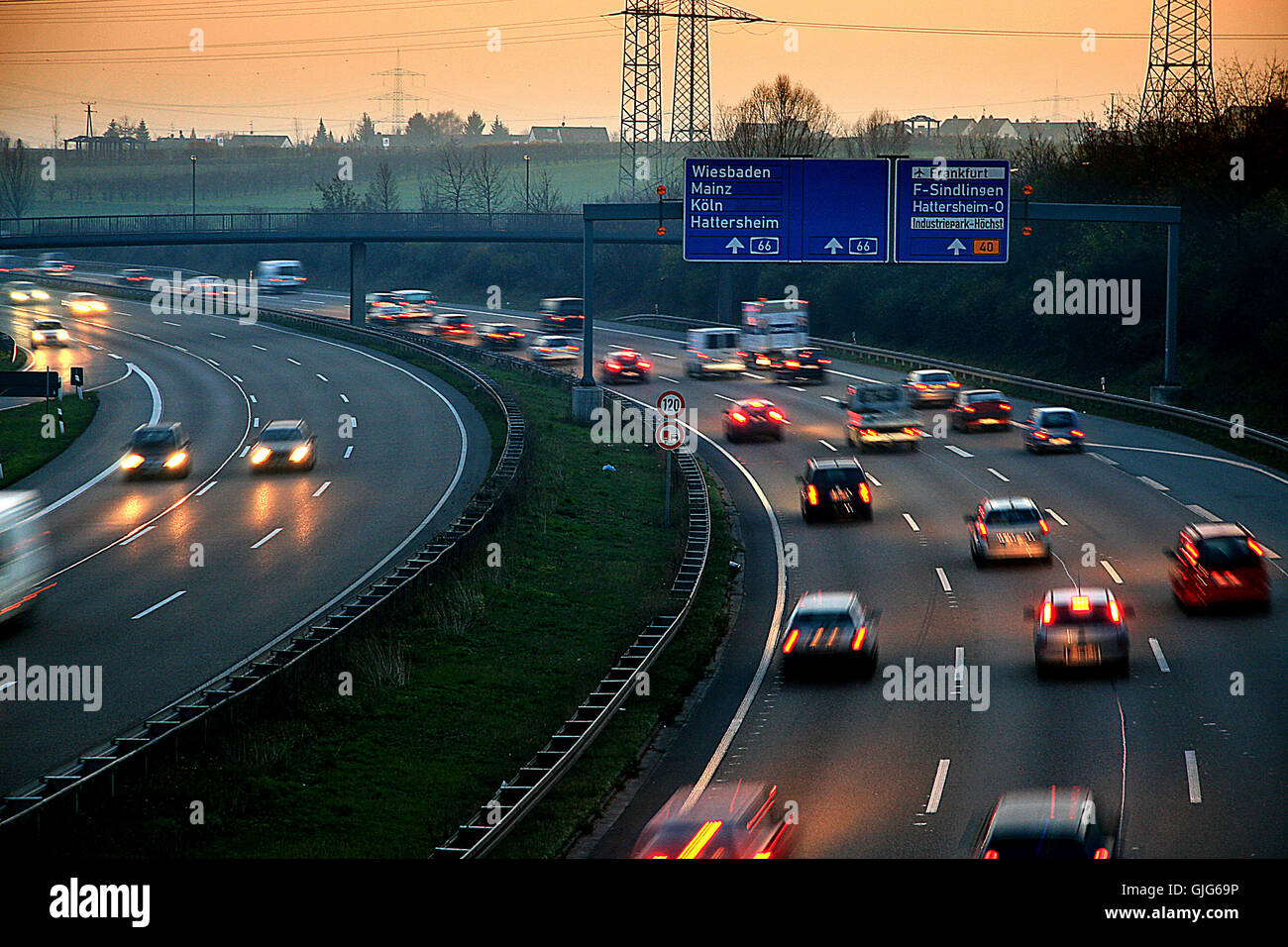 rush hour traffic Stock Photo - Alamy
