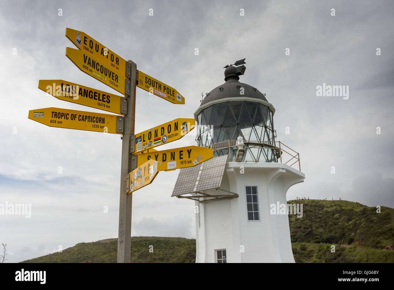 Cape reinga lighthouse hi-res stock photography and images - Alamy