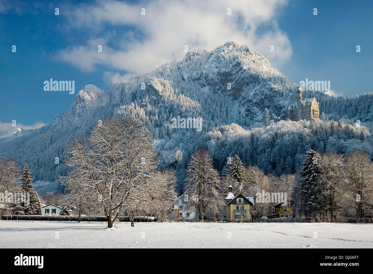 mountains winter bavaria Stock Photo - Alamy