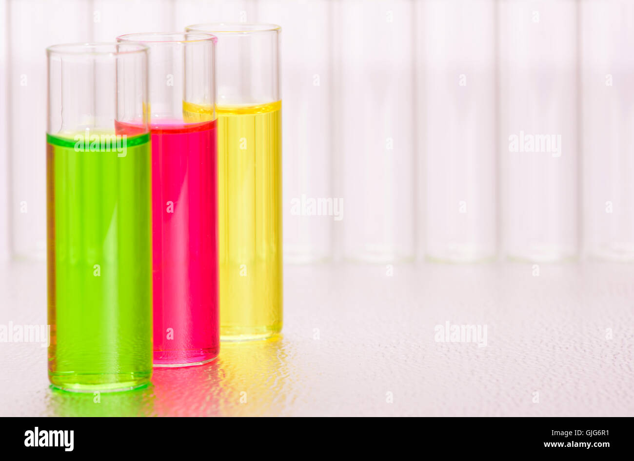 chemistry laboratory with glassware and test tubes Stock Photo - Alamy