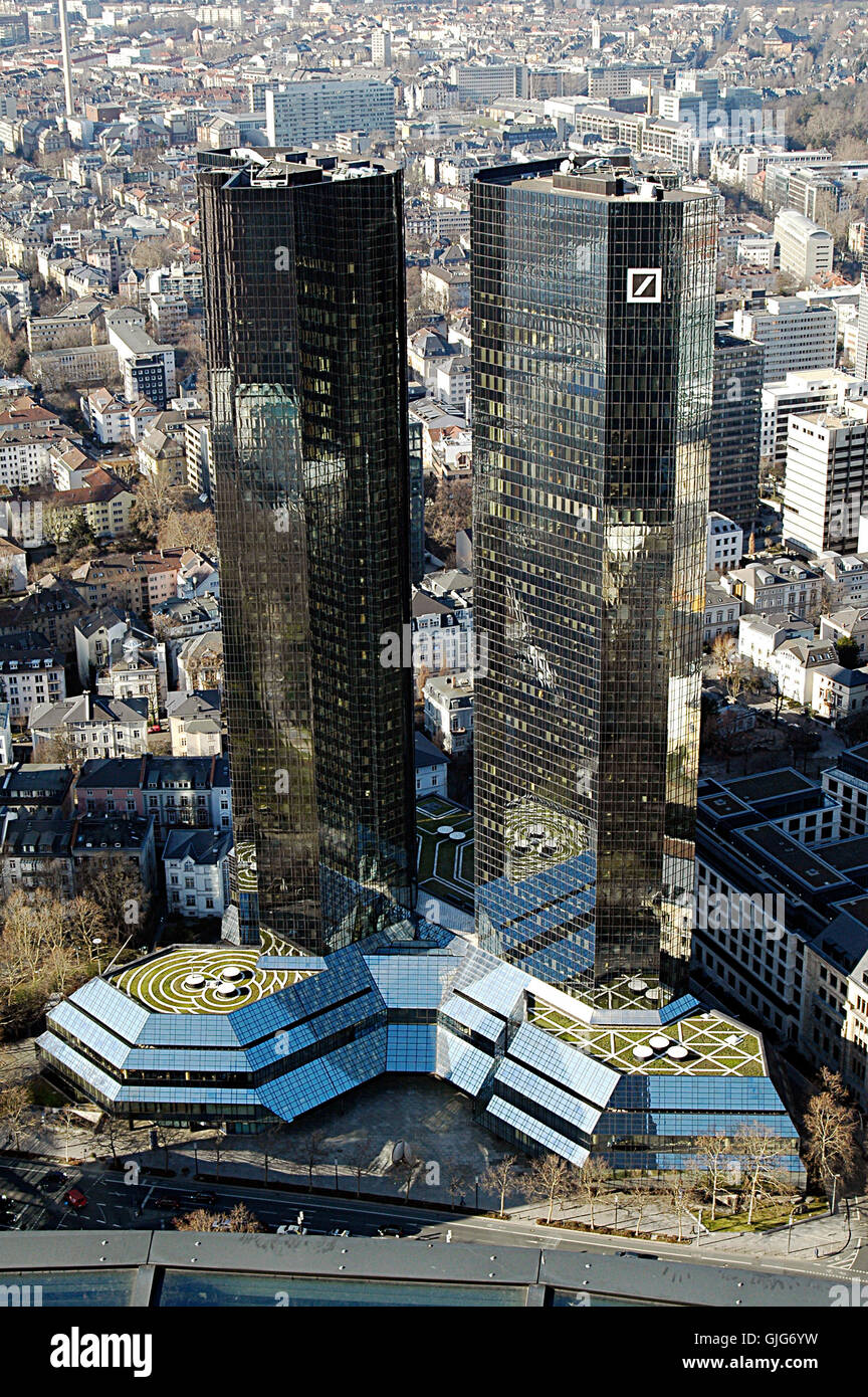 bank lending institution aerial perspective Stock Photo - Alamy