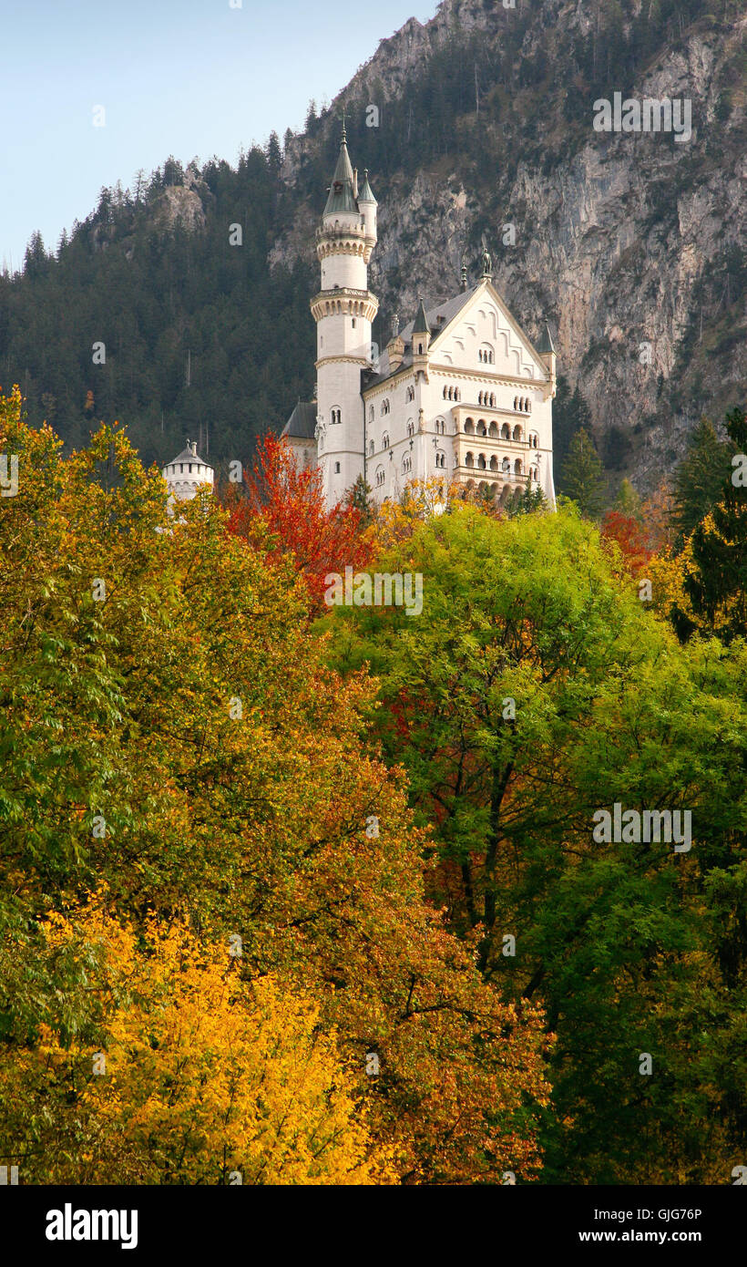 Schloss neuschwanstein turret hi-res stock photography and images - Alamy