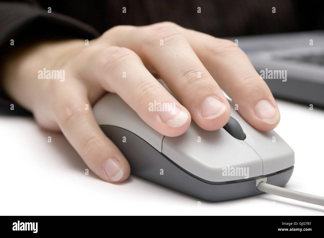 Hand close up opening letters hi-res stock photography and images - Alamy
