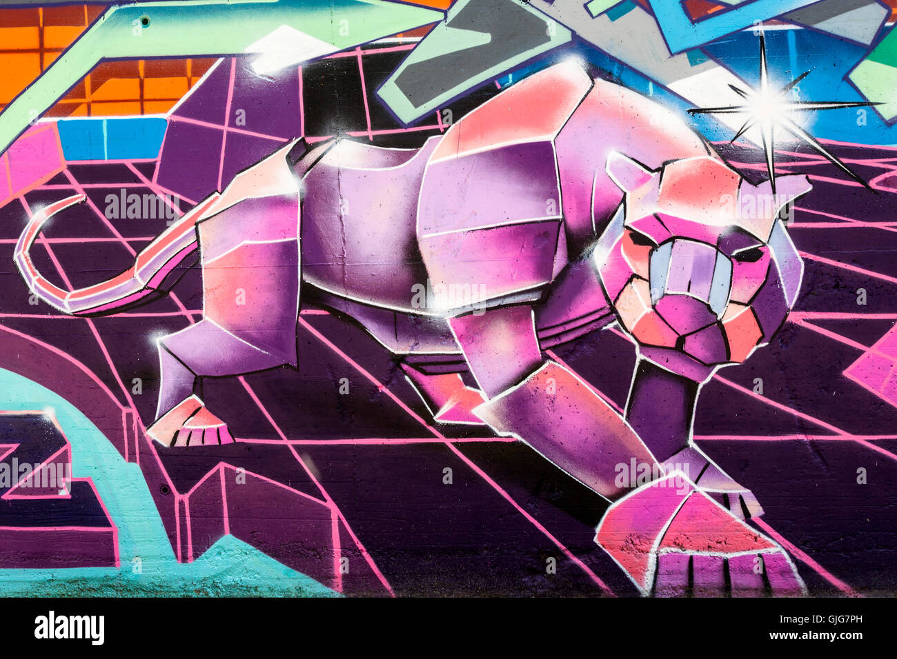 Cartoon panther hi-res stock photography and images - Alamy