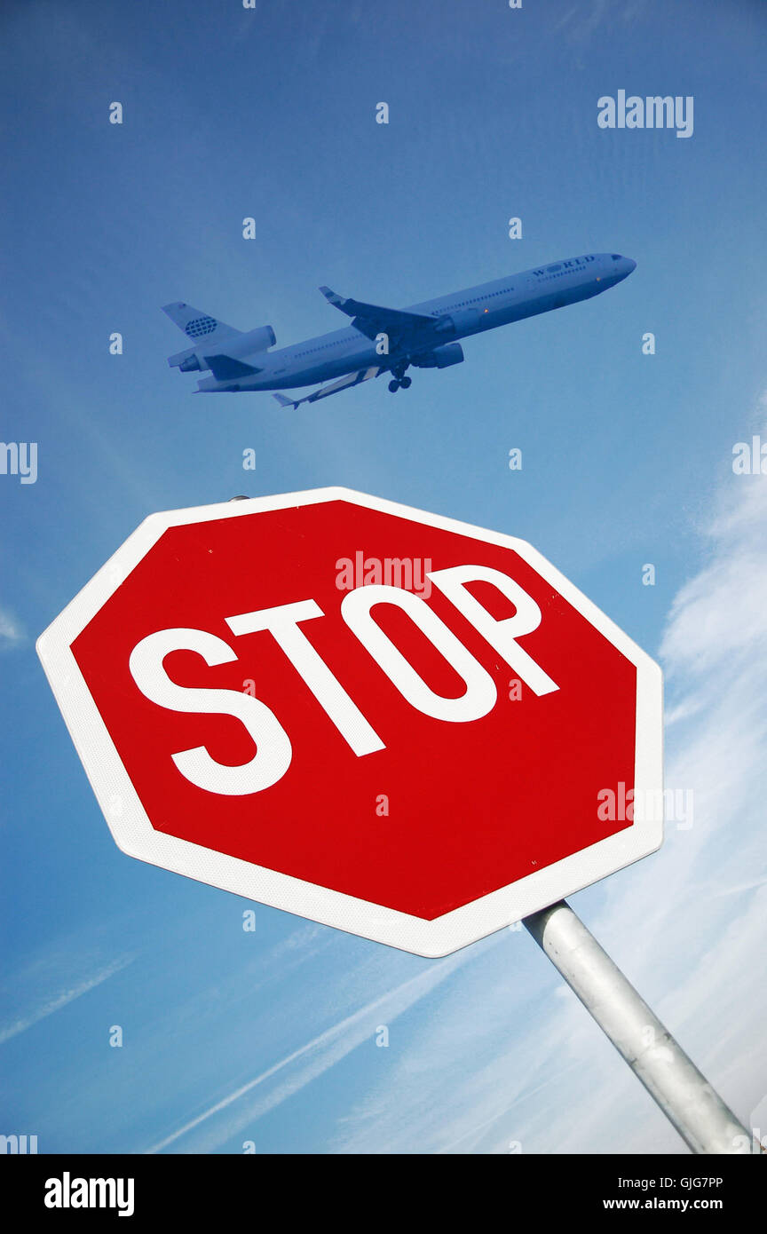 Airplane Stop Sign High Resolution Stock Photography and Images - Alamy