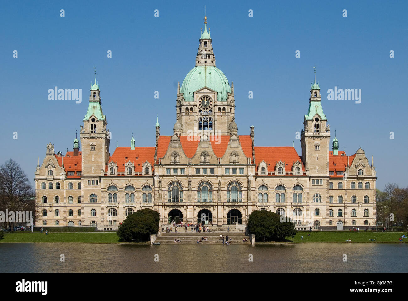 sightseeing spring town hall Stock Photo - Alamy